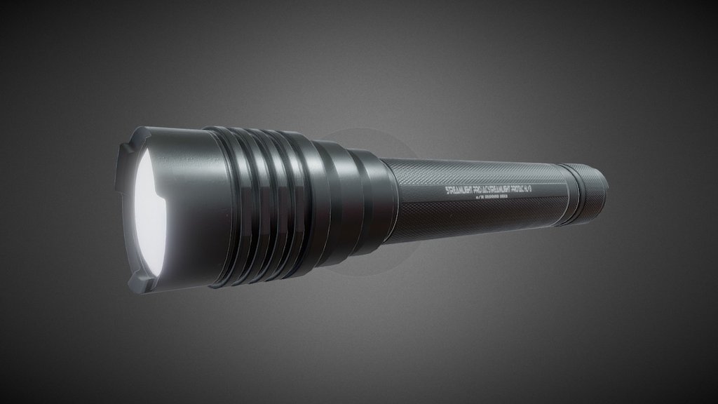 streamlight proTac - 3D model by rsantarablender [69cd6c4] - Sketchfab