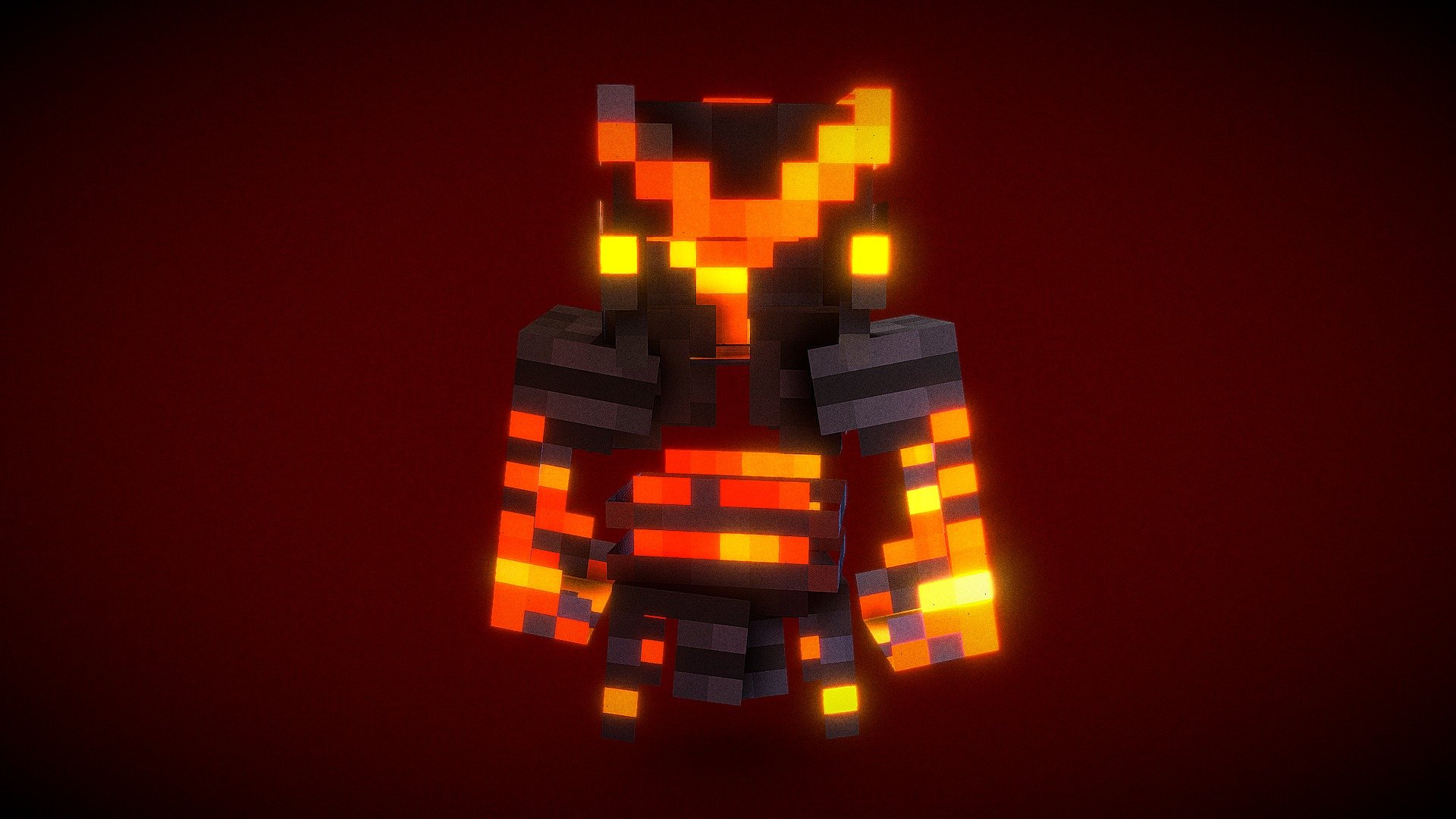 Nether Fortress Armor - Download Free 3D model by Golden Forger ...