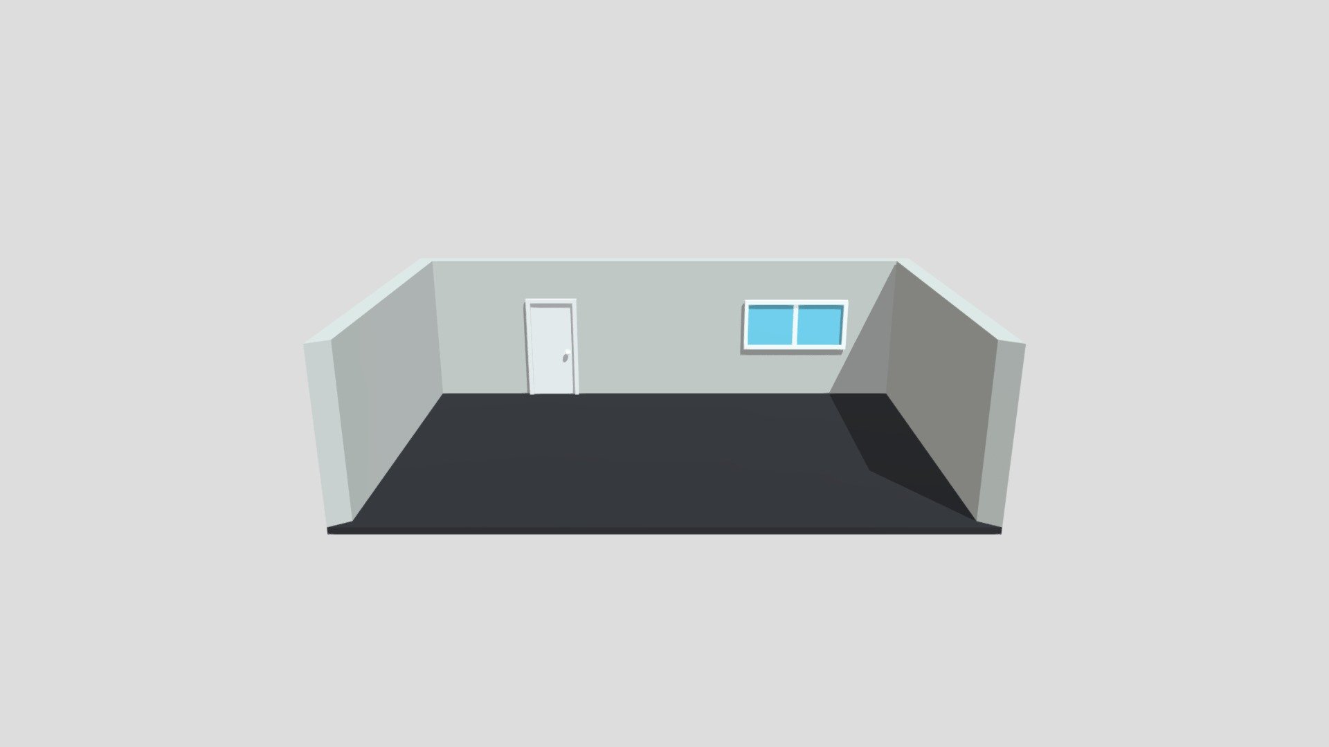 empty room - Download Free 3D model by oscargao2004 [69cf965] - Sketchfab