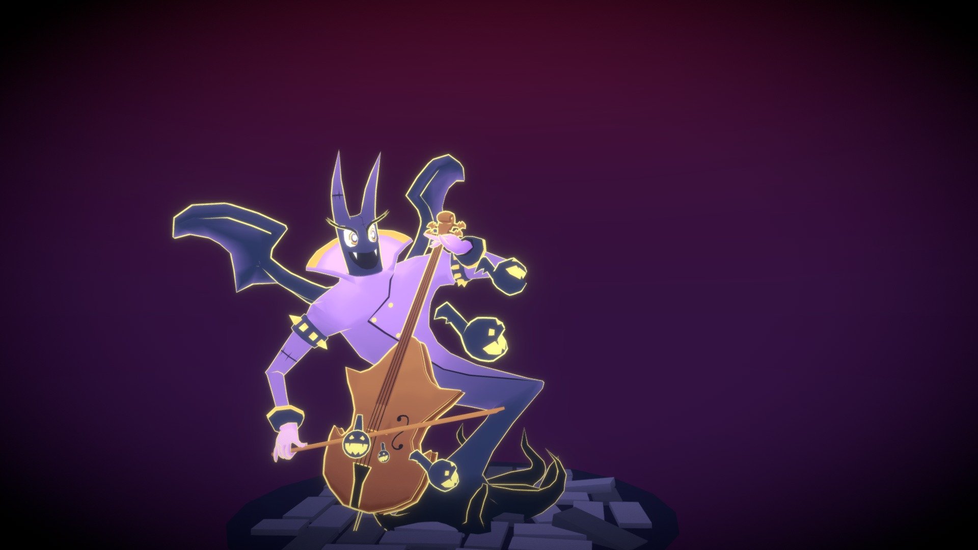 Gradient Batty - 3D model by rklauer [69d0566] - Sketchfab