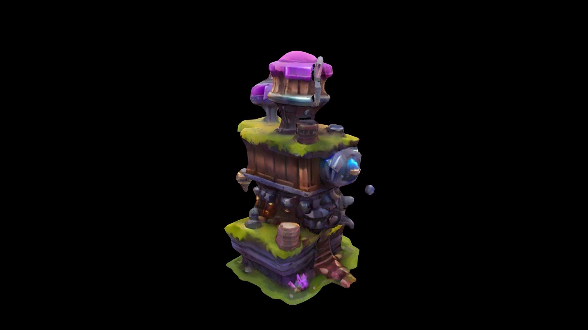 Tower Fall RTS building 02feb934-09fd-44c6-9105- - Download Free 3D ...