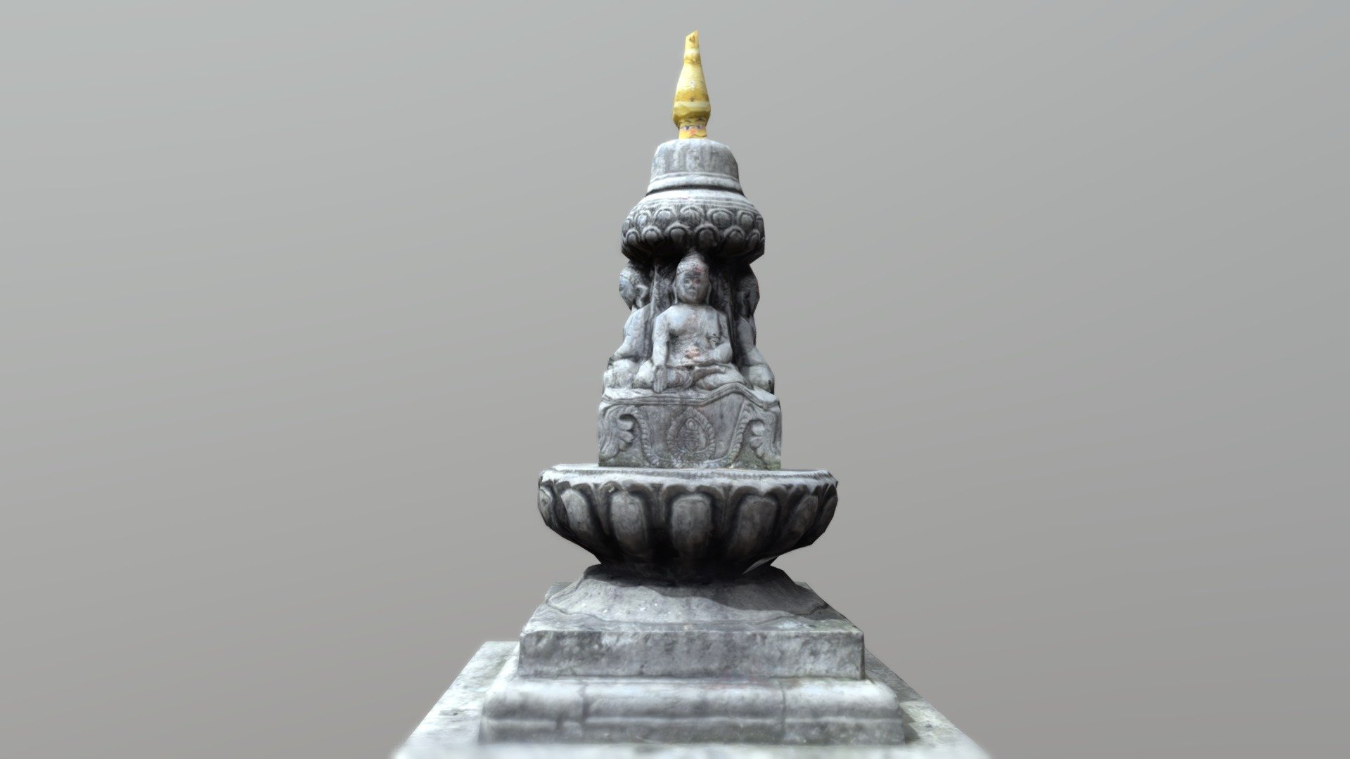 Buddha Chaitya (Shrine) Photogrammetry - Download Free 3D model by ...