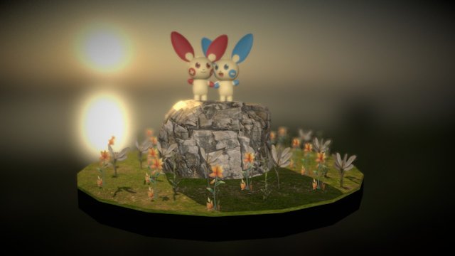 Minun 3D models - Sketchfab