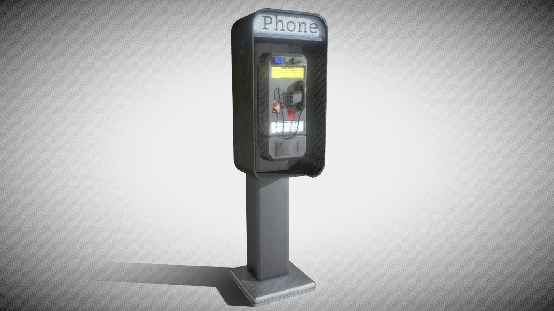 Payphone - Download Free 3D model by Big guy (@andrej.lit) [69d575b ...