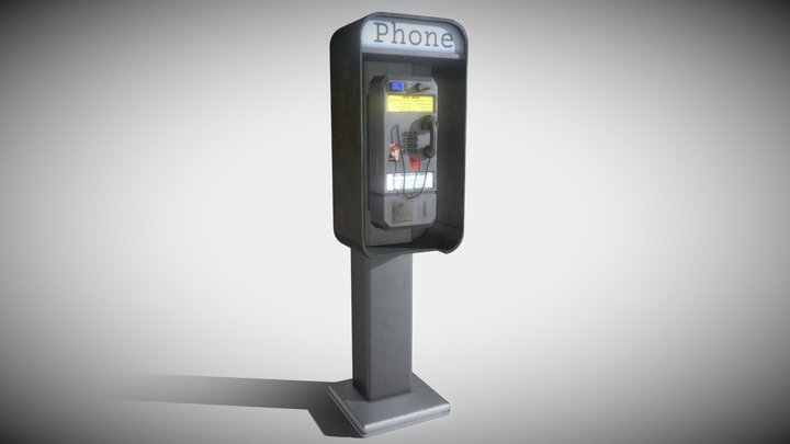 Payphone 3D models - Sketchfab