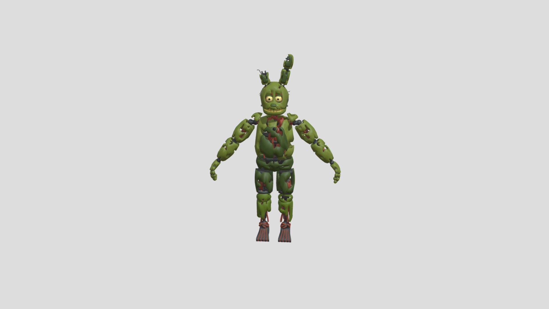 springtrap (1) - 3D model by twinshodges [69d8f3d] - Sketchfab