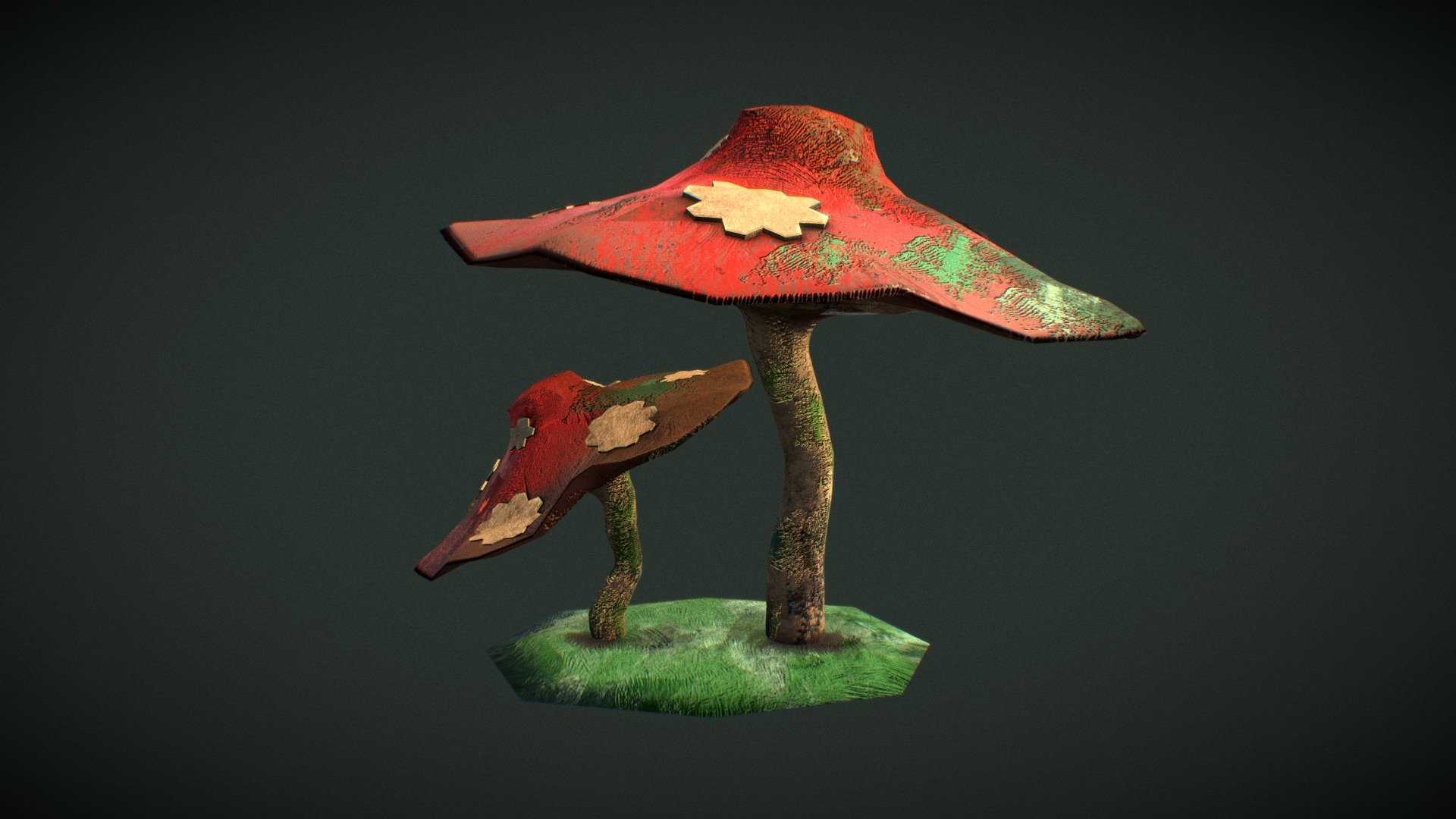 mushroom 4k textures - Download Free 3D model by Cozmoth [69d9452 ...