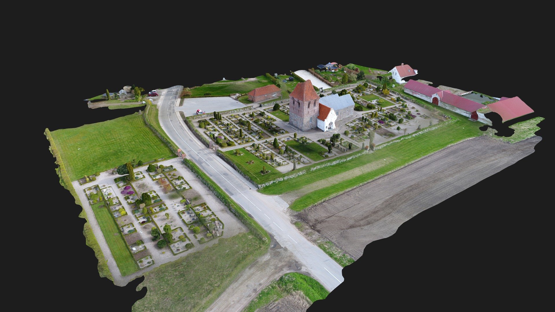 LE34 - Hallund Kirke - 3D model by LE34 [69d9ff8] - Sketchfab