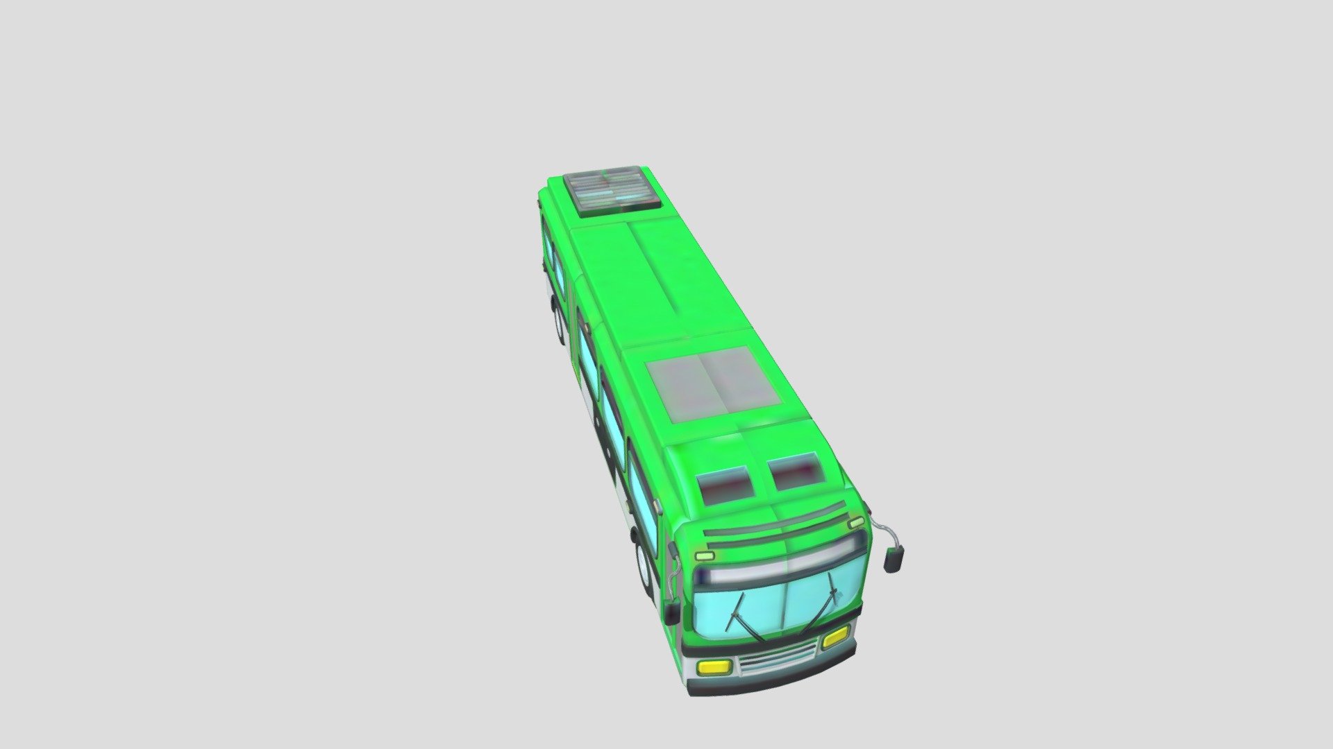 Green Bus - Download Free 3D model by jaredbarcelona0 [69dadc9] - Sketchfab