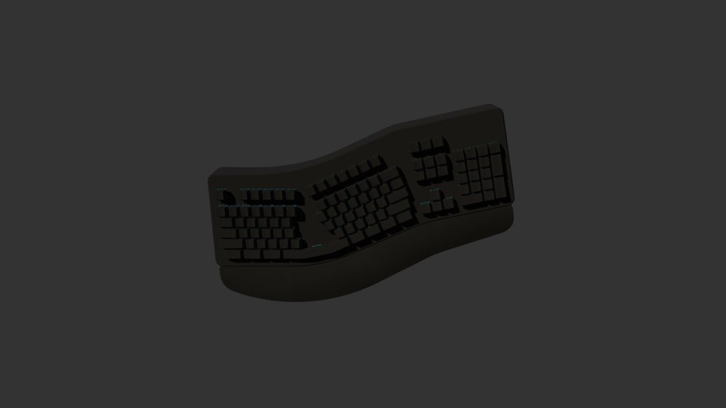 Split Key PC keyboard mk2 - Download Free 3D model by bifrost1107 ...