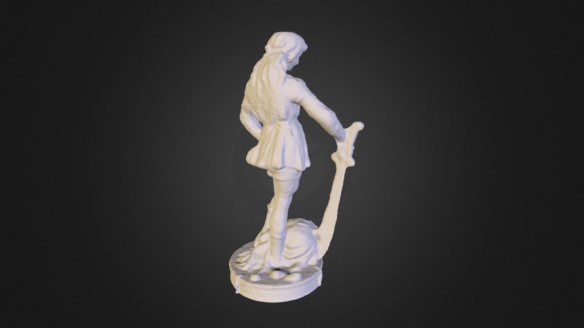 David and Goliath - 3D model by 3dindustries [69ddb71] - Sketchfab