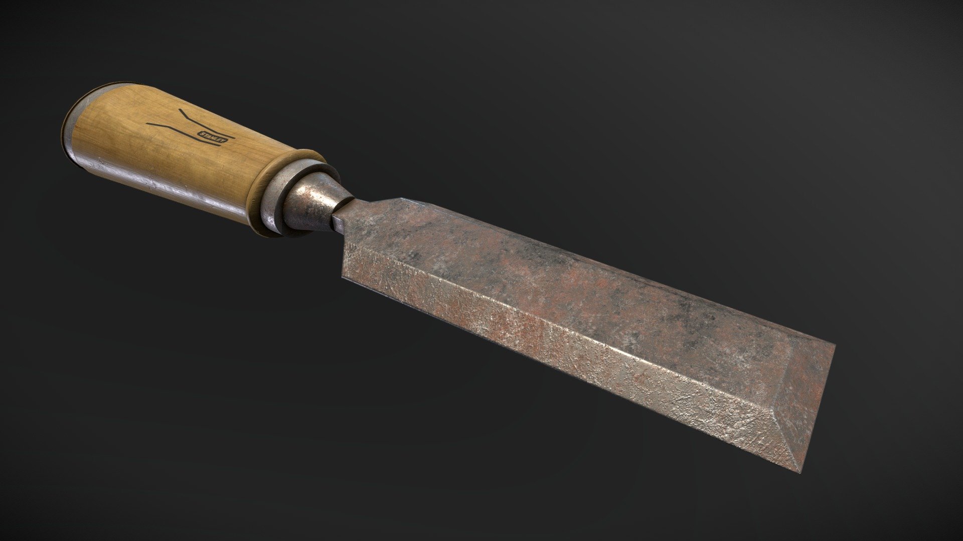 Chisel Tool - 3D model by LOOWIE [69e161c] - Sketchfab