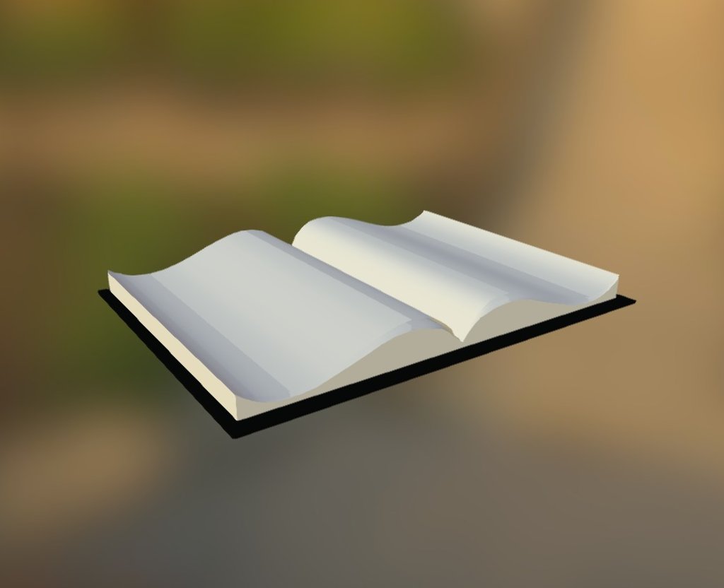 Open Book - 3D model by henbi [69e2a8a] - Sketchfab