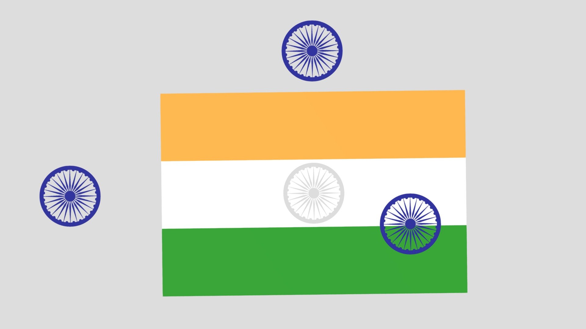Indian Flag - Buy Royalty Free 3D model by Philip Storm (@xingyun777 ...