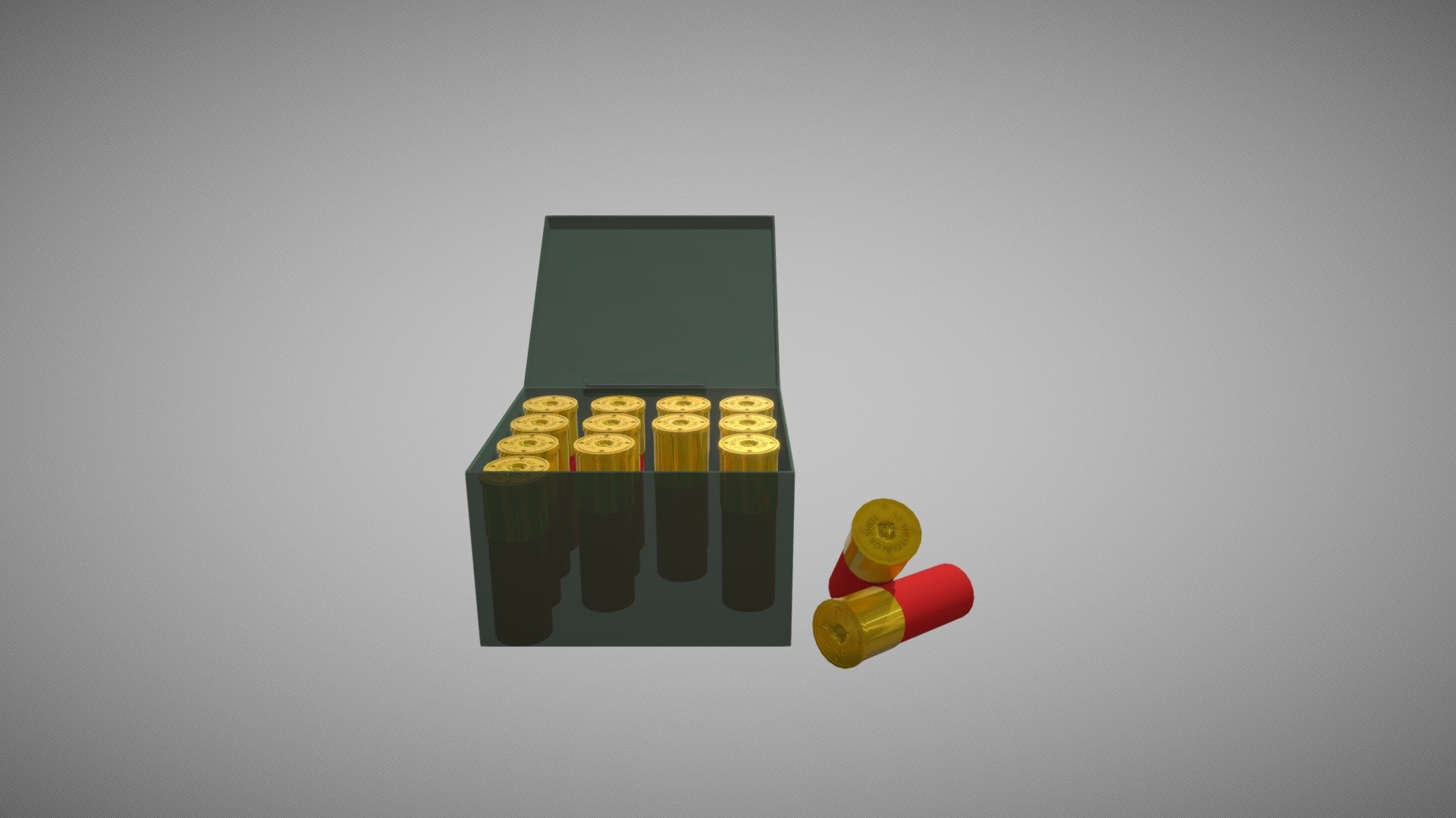 Shotgun Shellbox - Download Free 3D model by 20002262 [69e37b6] - Sketchfab