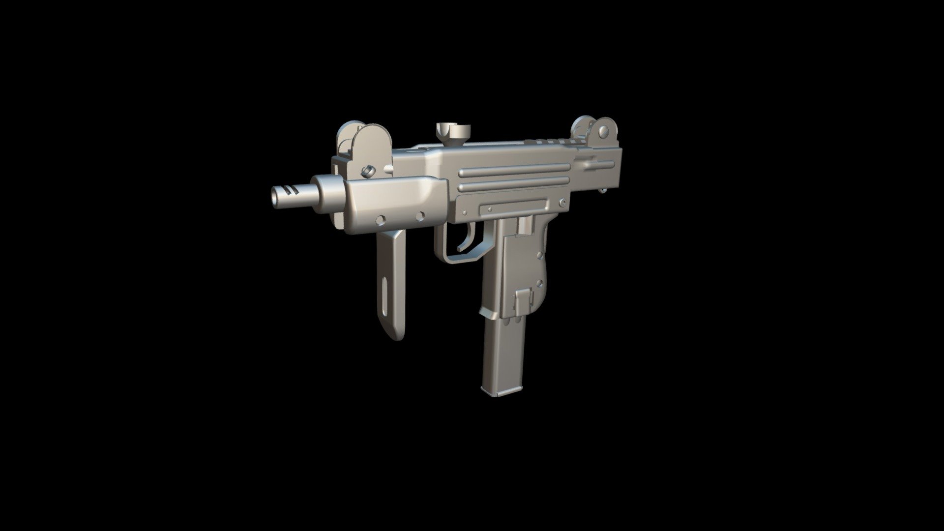 Mini-Uzi - 3D model by FROST_52128 [69e396c] - Sketchfab