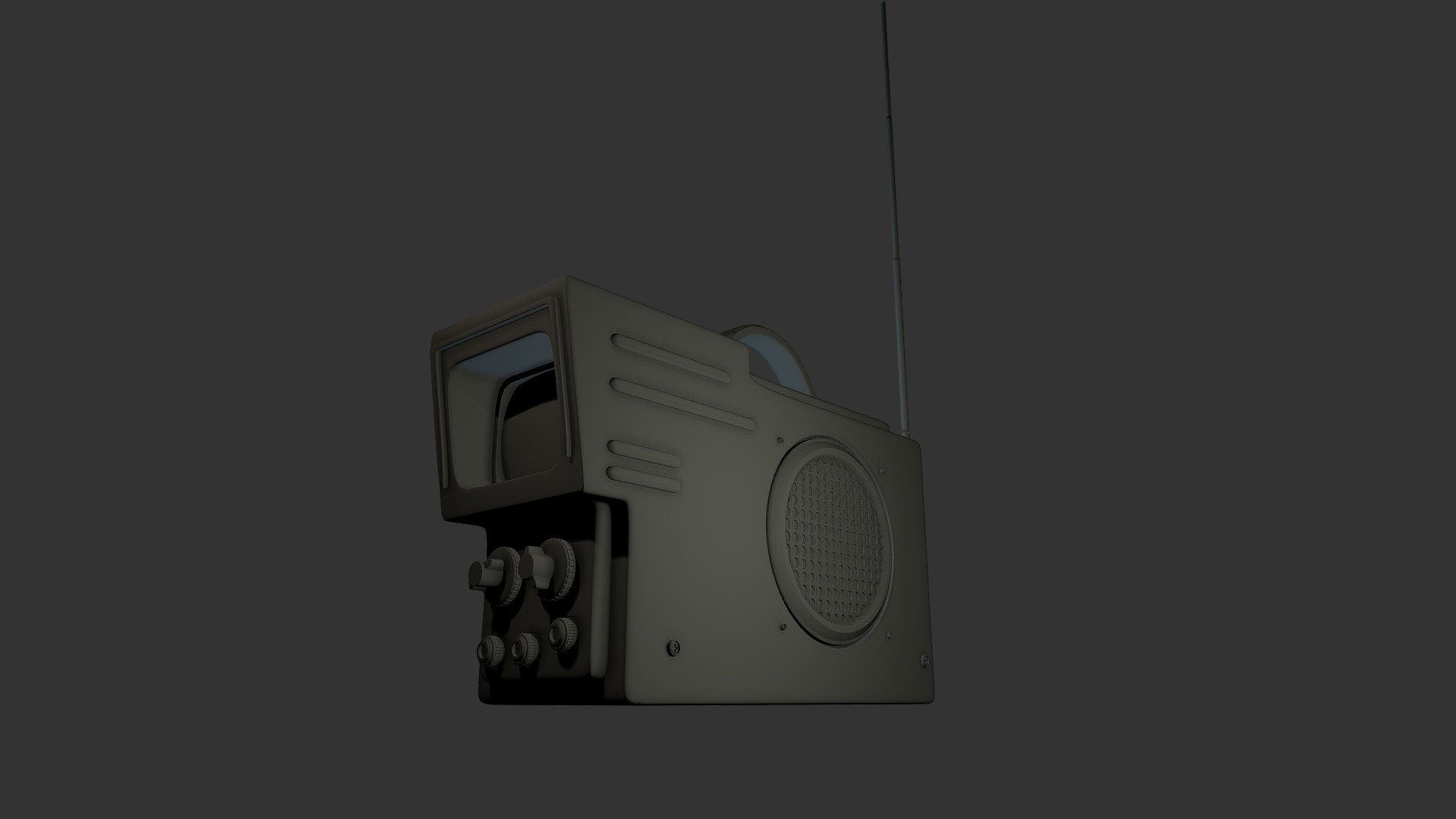 Portable TV - 3D model by Knive (@Knivee) [69e5888] - Sketchfab