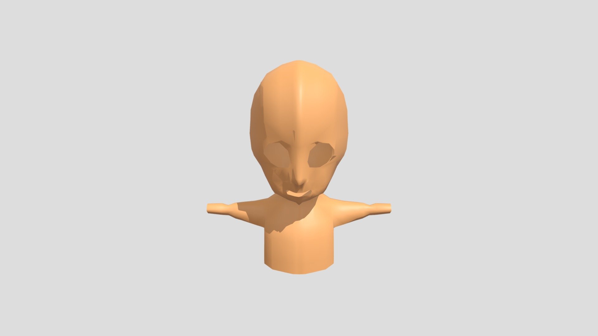 01 Cartoon Torso Upper Arm Part - Download Free 3D model by ...