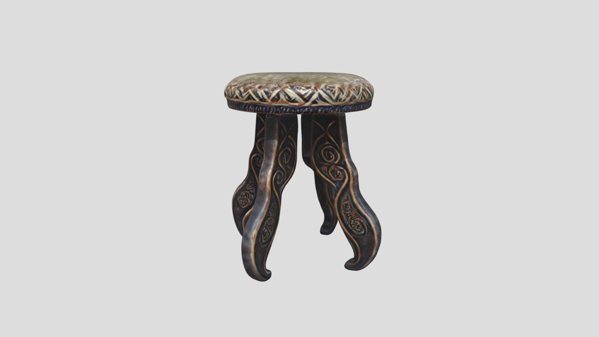Medieval wood stool - Buy Royalty Free 3D model by blackdalia79 ...