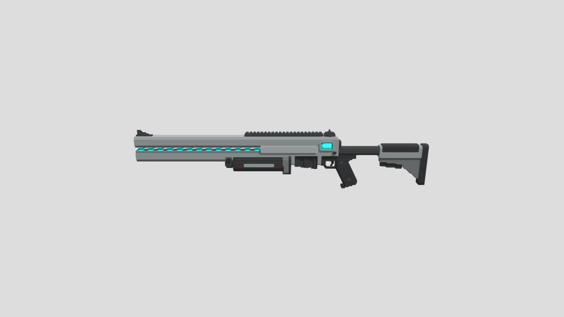 Railgun - 3D model by elidhan [69ecdbd] - Sketchfab