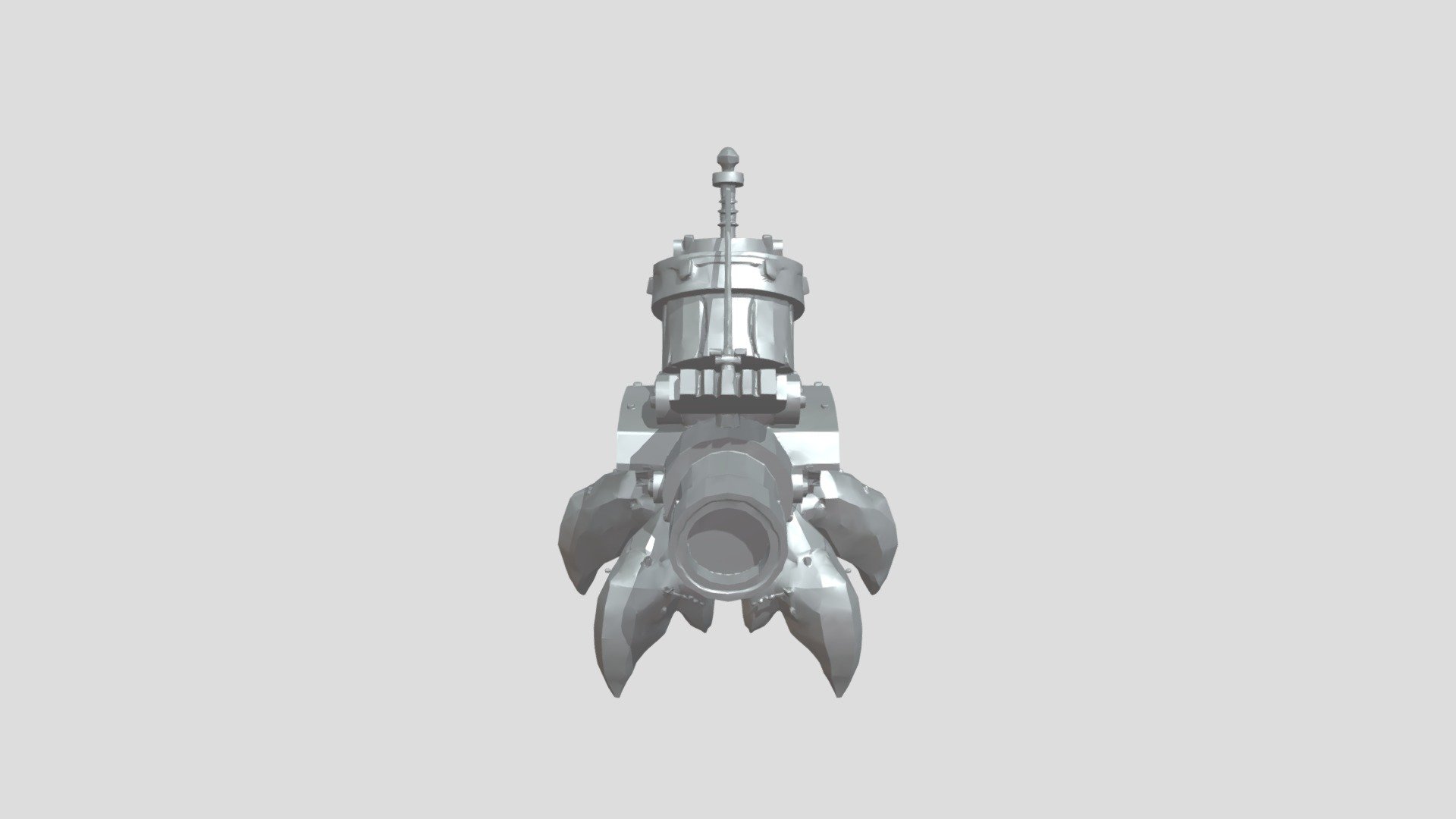 steampunk-style mechanical ship - 3D model by fagnerjxm [69ed029 ...