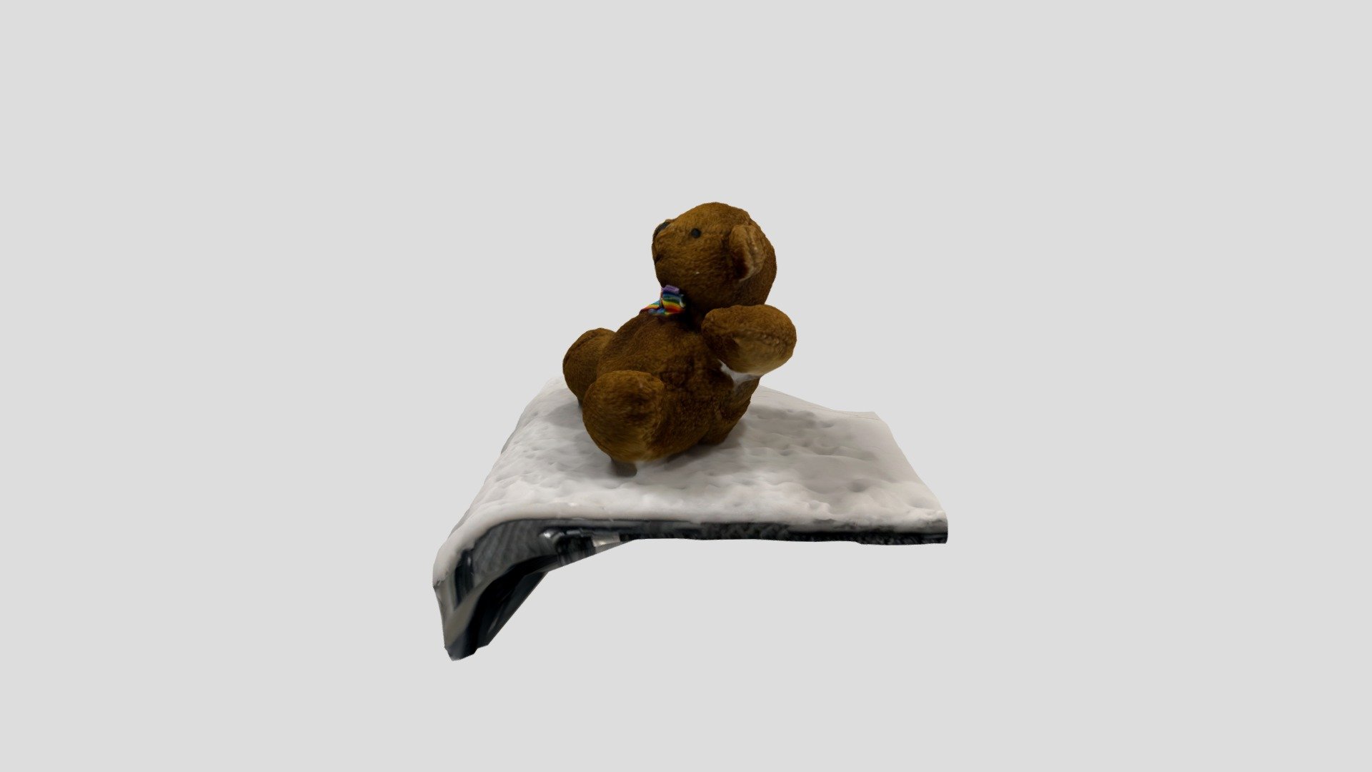 Bear with rainbow ribbon - Download Free 3D model by Bxthanyi [69ee642 ...