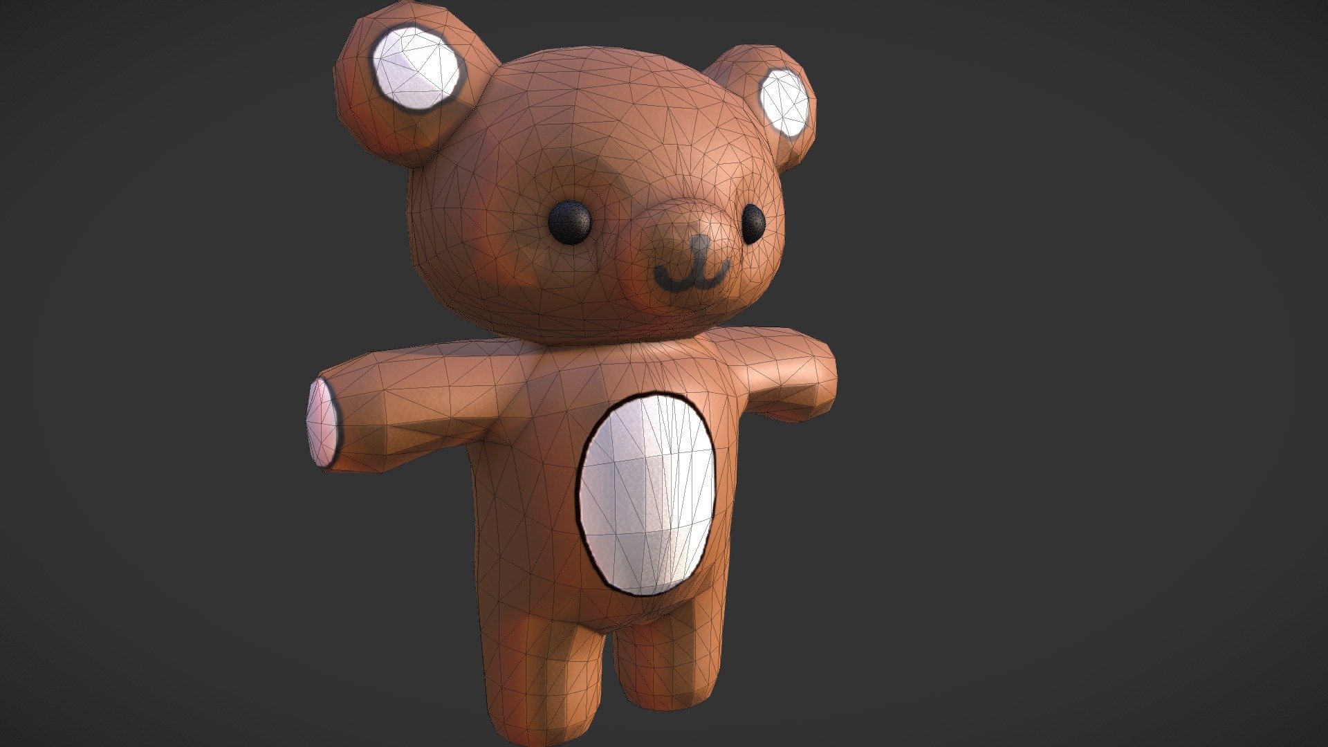 Plastic teddy bear - 3D model by Cory Lee (@validate_core) [69f0150 ...