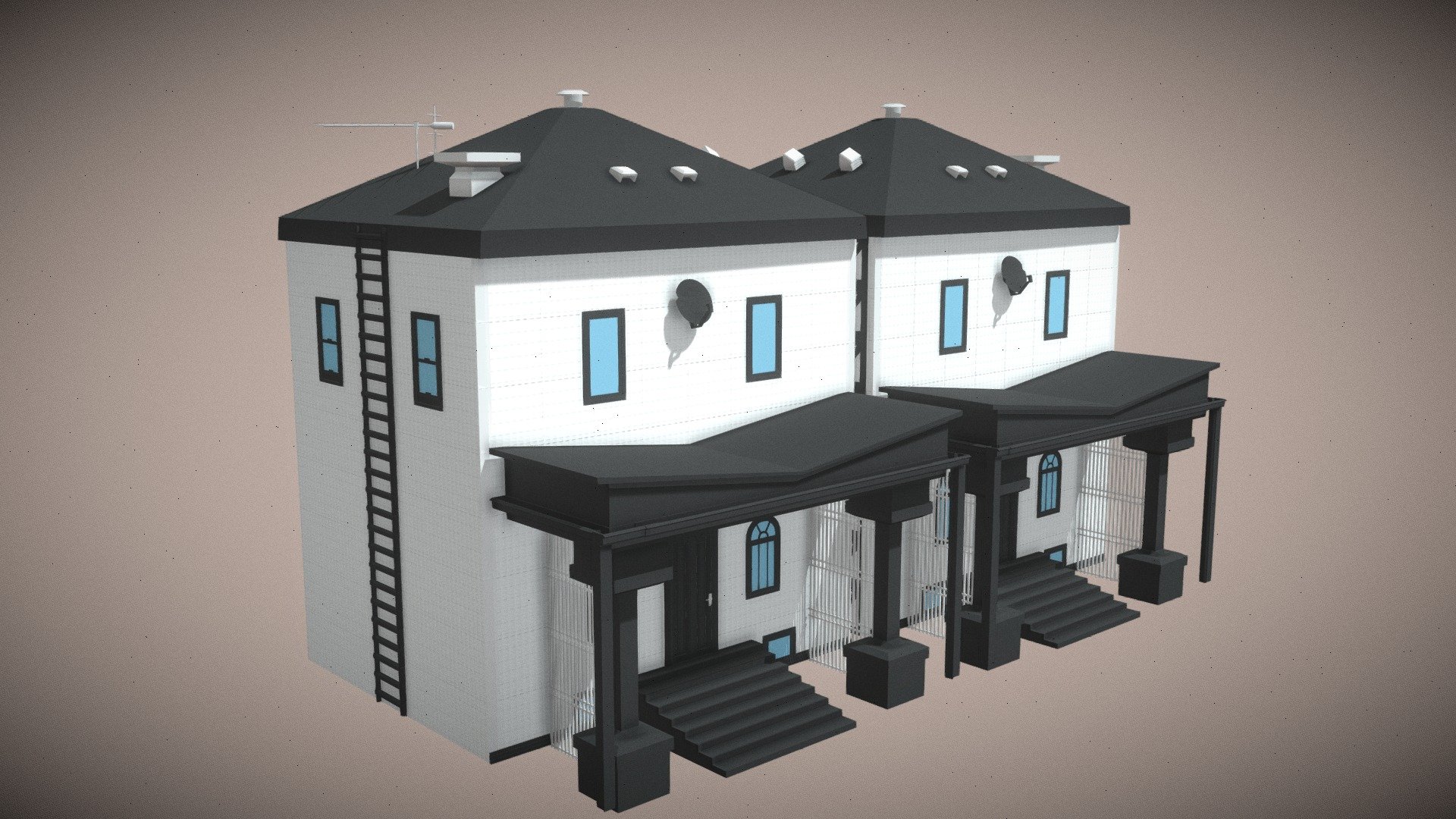 Multi Family Resident 1 - Download Free 3D model by hnanw [69f0e2e ...