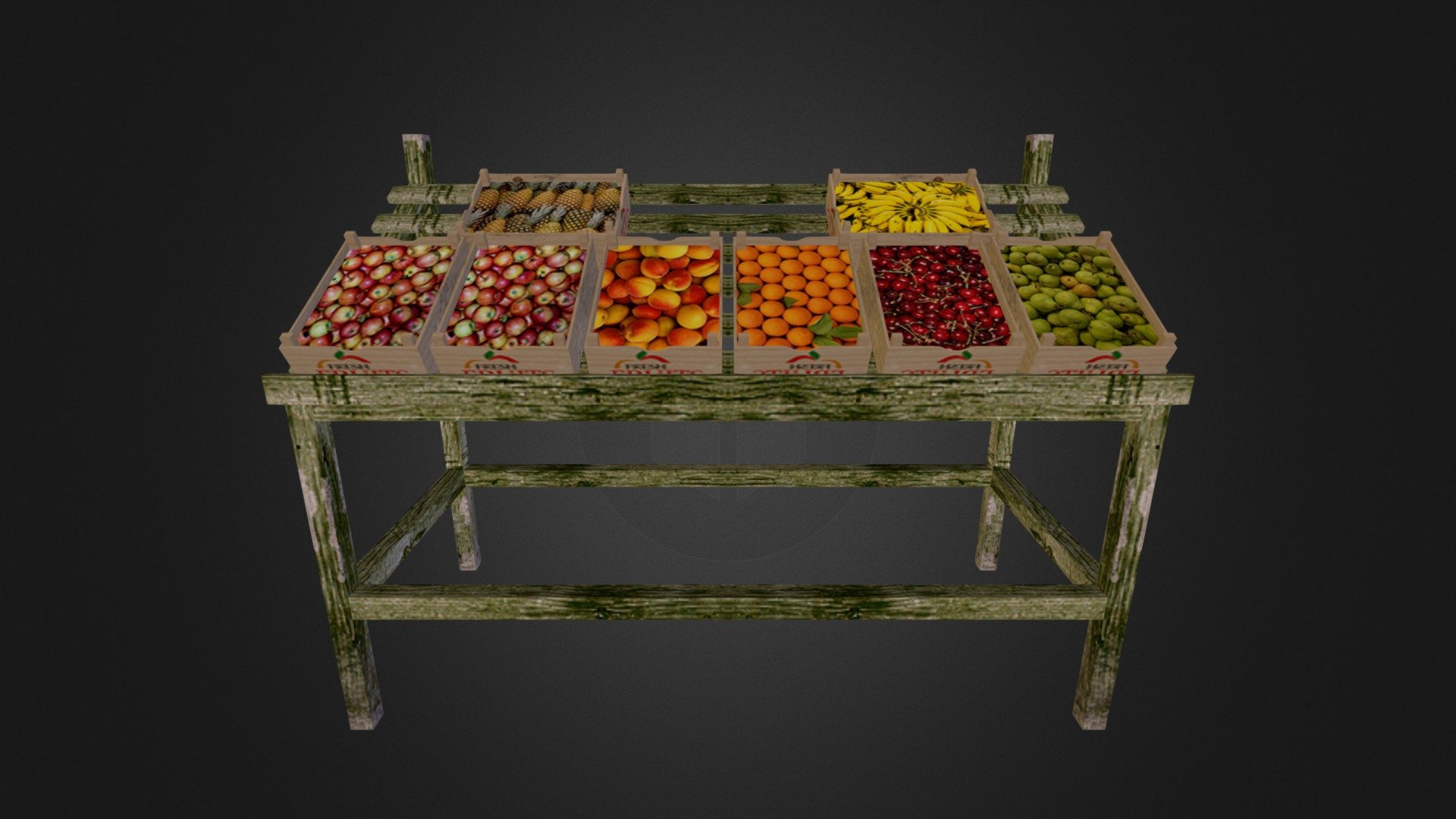 Prop_FruitStand - 3D model by Mike Coeck (@mikecoeck) [69f0ebb] - Sketchfab