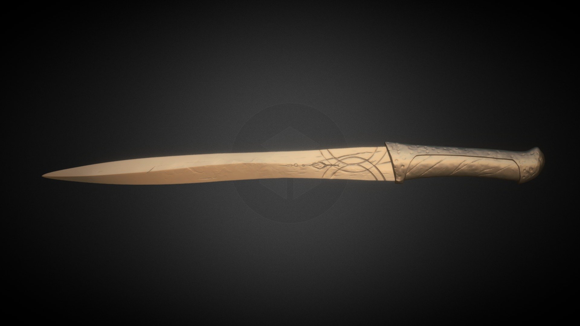 Crysknife from Dune - Frank Herbert - Buy Royalty Free 3D model by ...