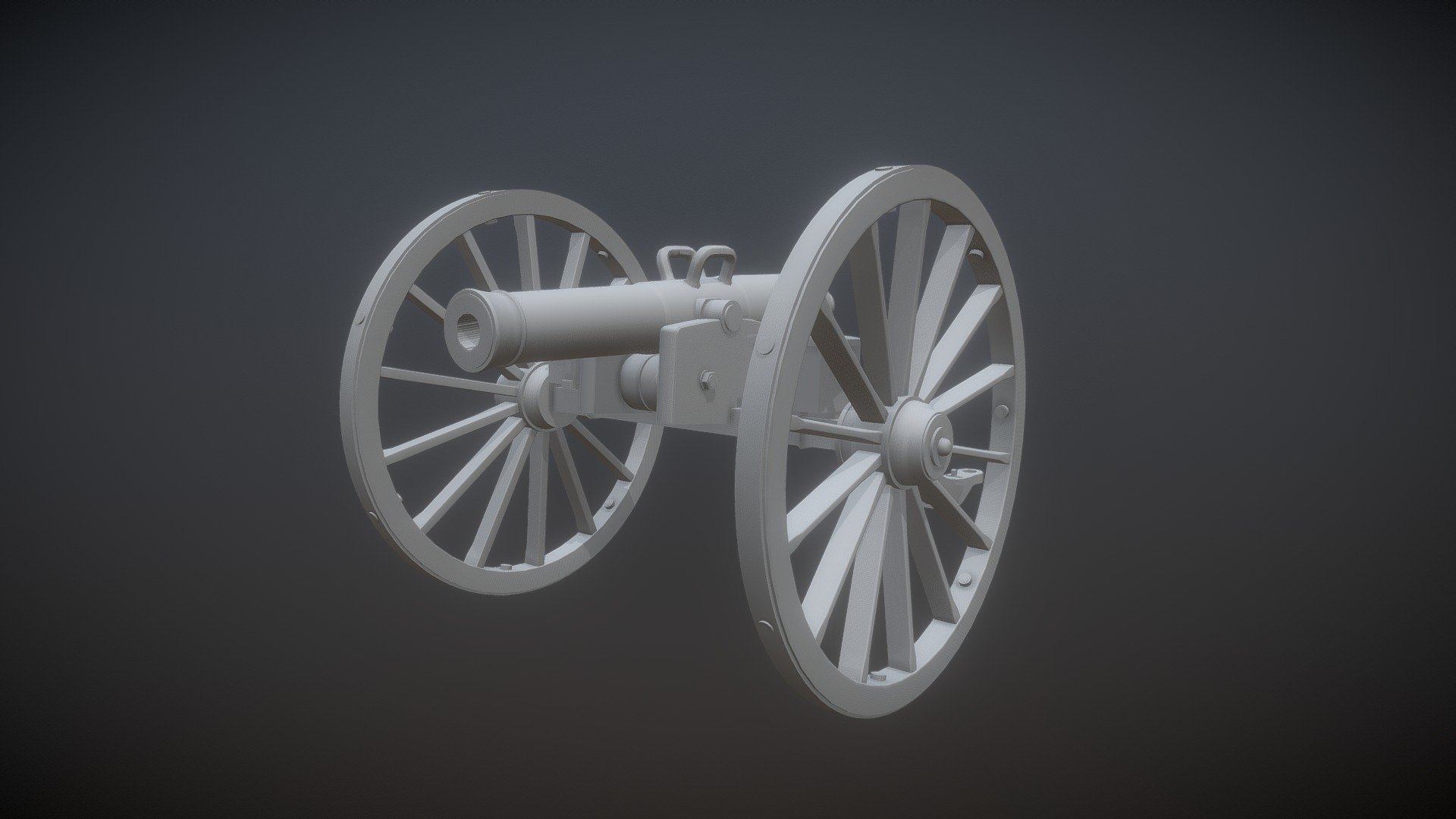Kanone Solferino - 3D model by Alexander Ohme (@alexanderohme) [69f1ae4 ...