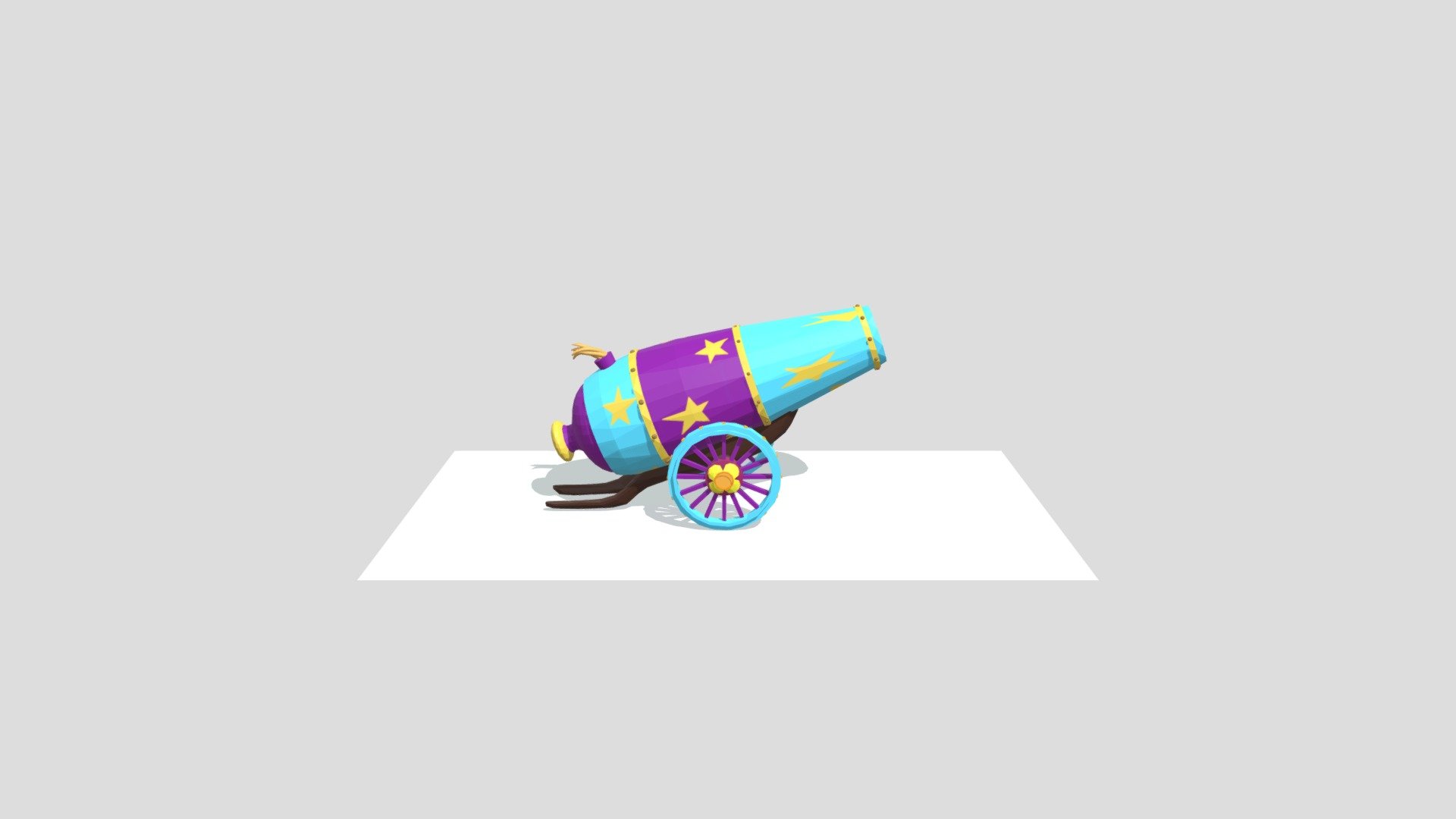 Party Cannon - Download Free 3D model by BeaBea (@beabea.) [69f4360 ...