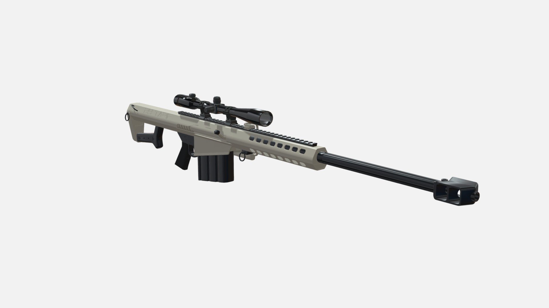 3d Model M82A1 Barrett - Buy Royalty Free 3D model by zizian [69f6d3f ...