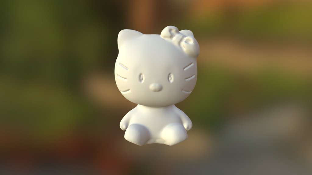 Hello Kitty - 3D model by fazz [69f7e17] - Sketchfab