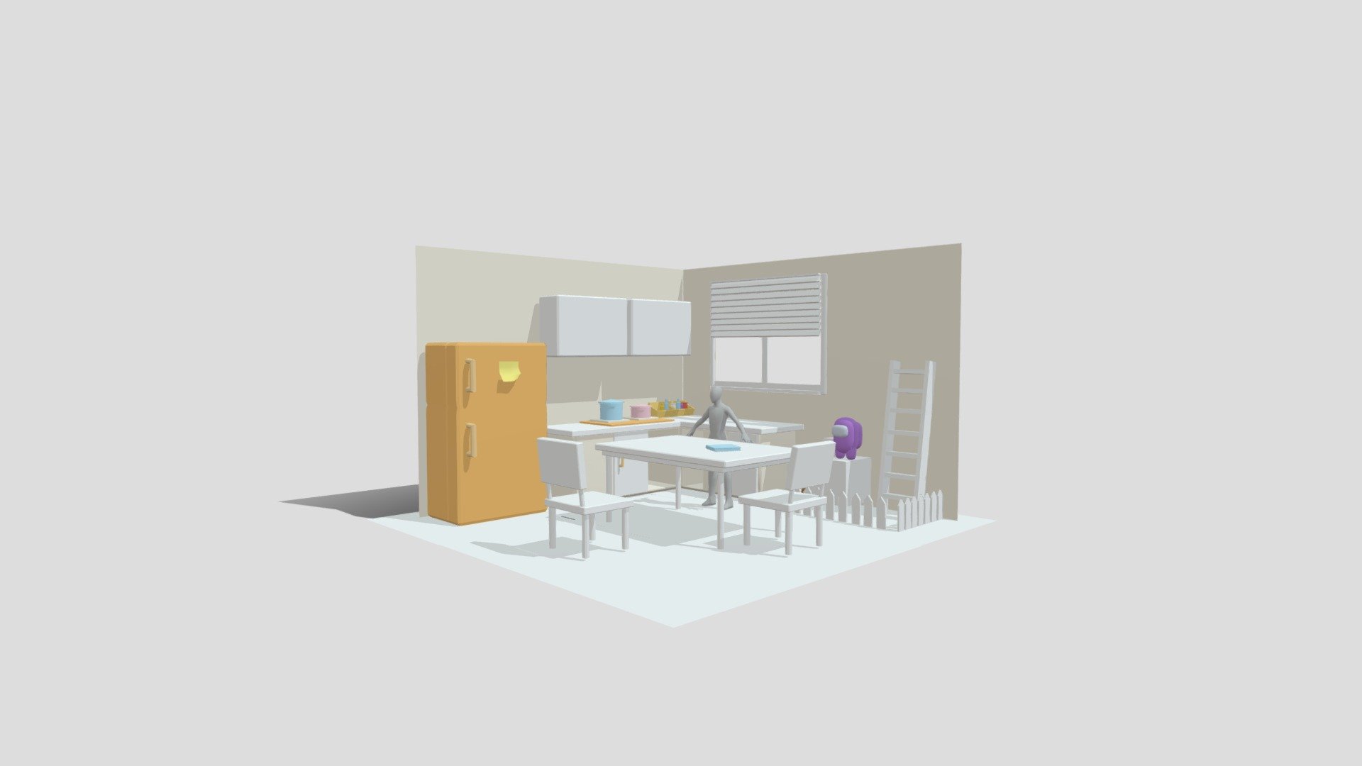 isometric room - 3D model by akirasarts [69f8460] - Sketchfab