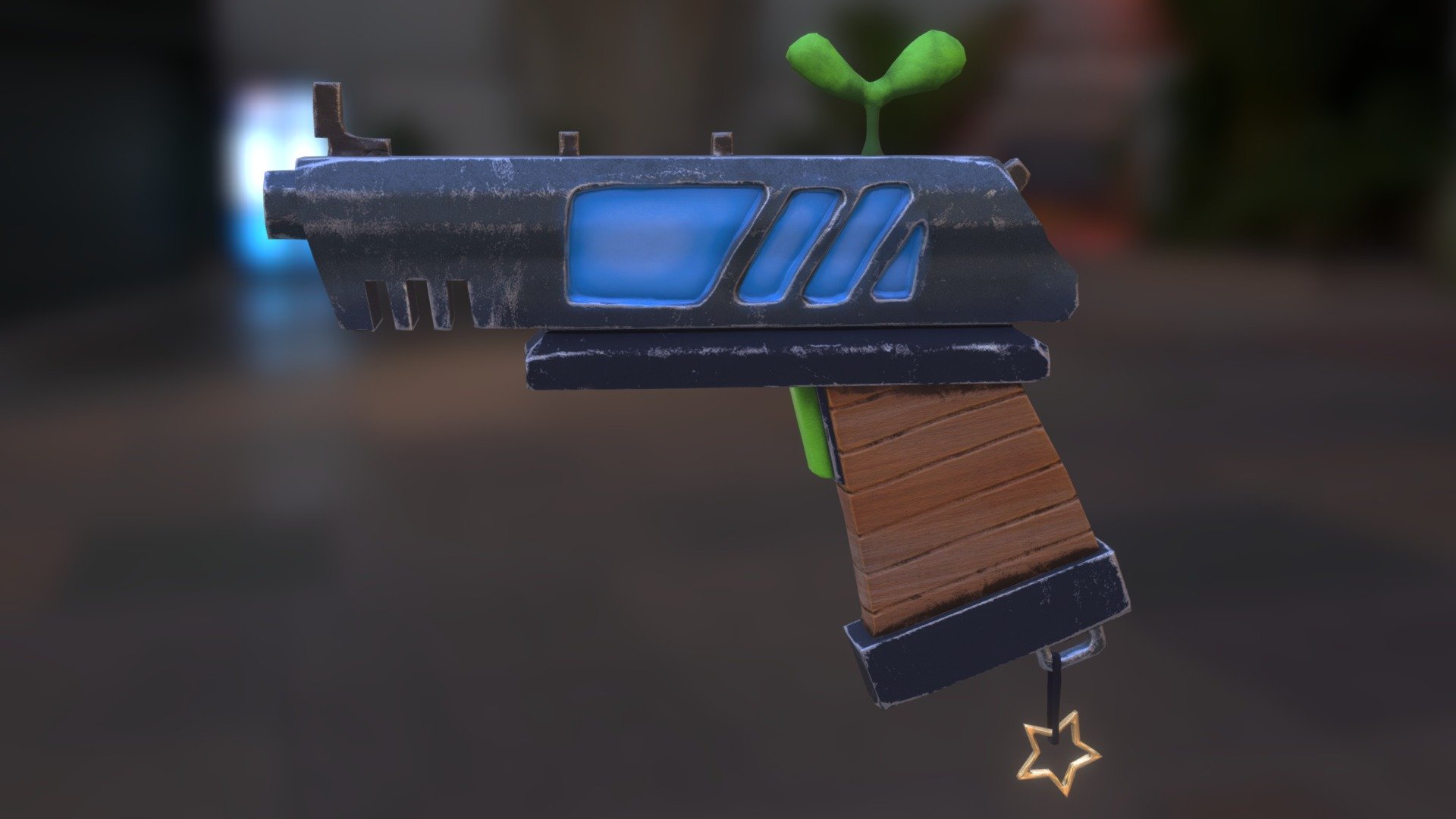 Stylized gun - 3D model by Nadja May (@nadjamay) [69f8fd6] - Sketchfab
