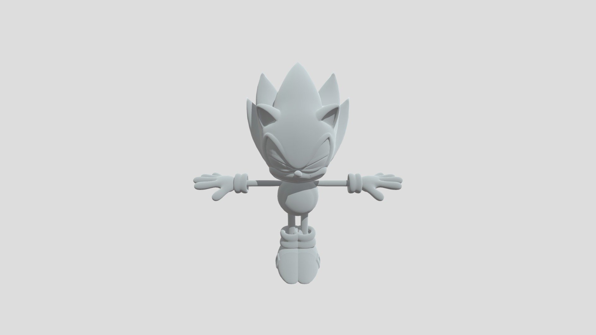 Super Sonic - Download Free 3D model by ericajanaina0 [69fa922] - Sketchfab