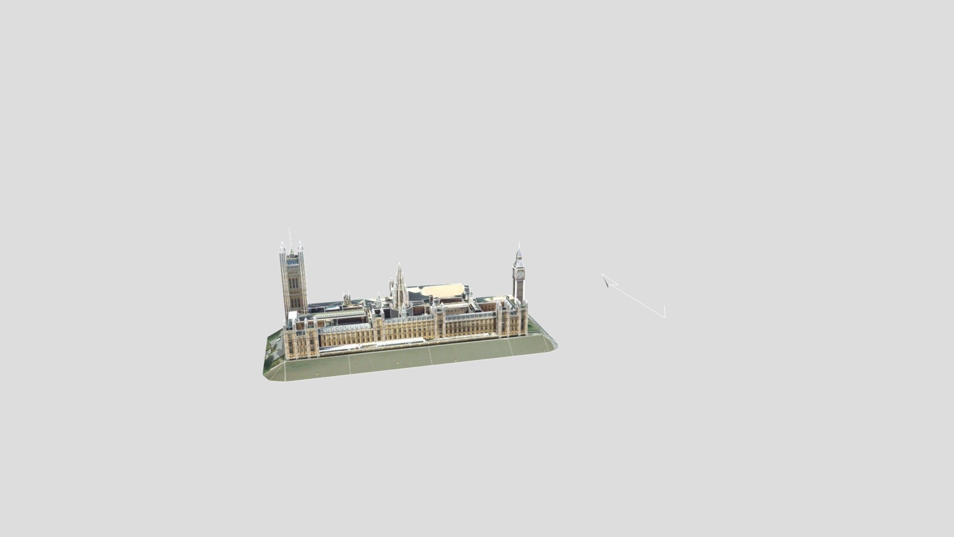 Palace of Westminster - Download Free 3D model by Polskaball ...