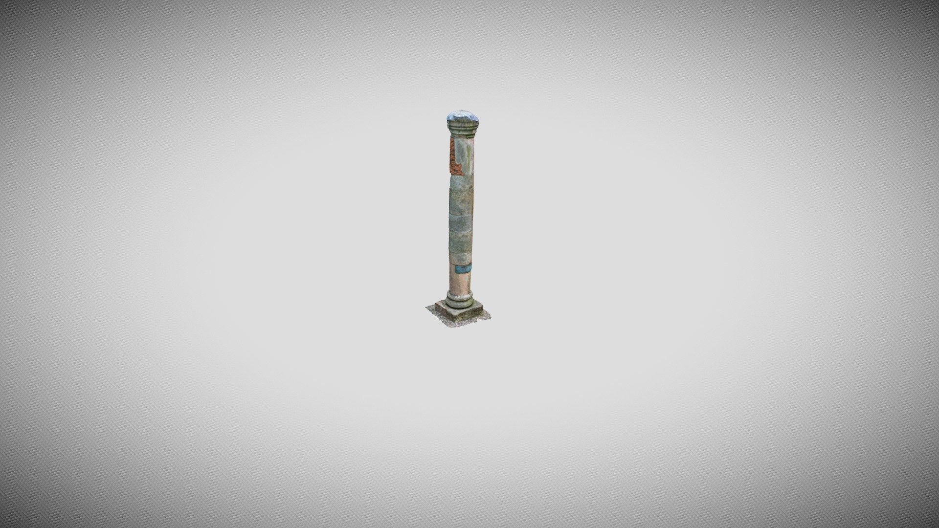 Roman Column at Minster Yard in York, UK - Download Free 3D model by ...