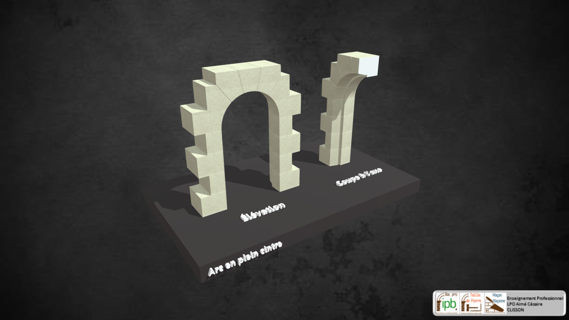 Arc en Plein Cintre - 3D model by Arno2X [69fc974] - Sketchfab