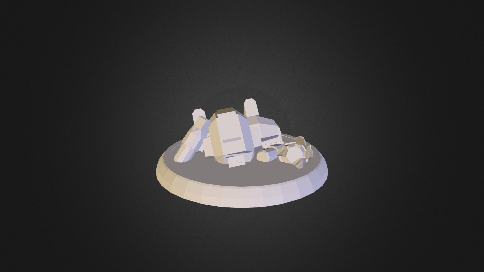 Warmachine Wreck Marker - 3D model by 3dindustries [69fca28] - Sketchfab