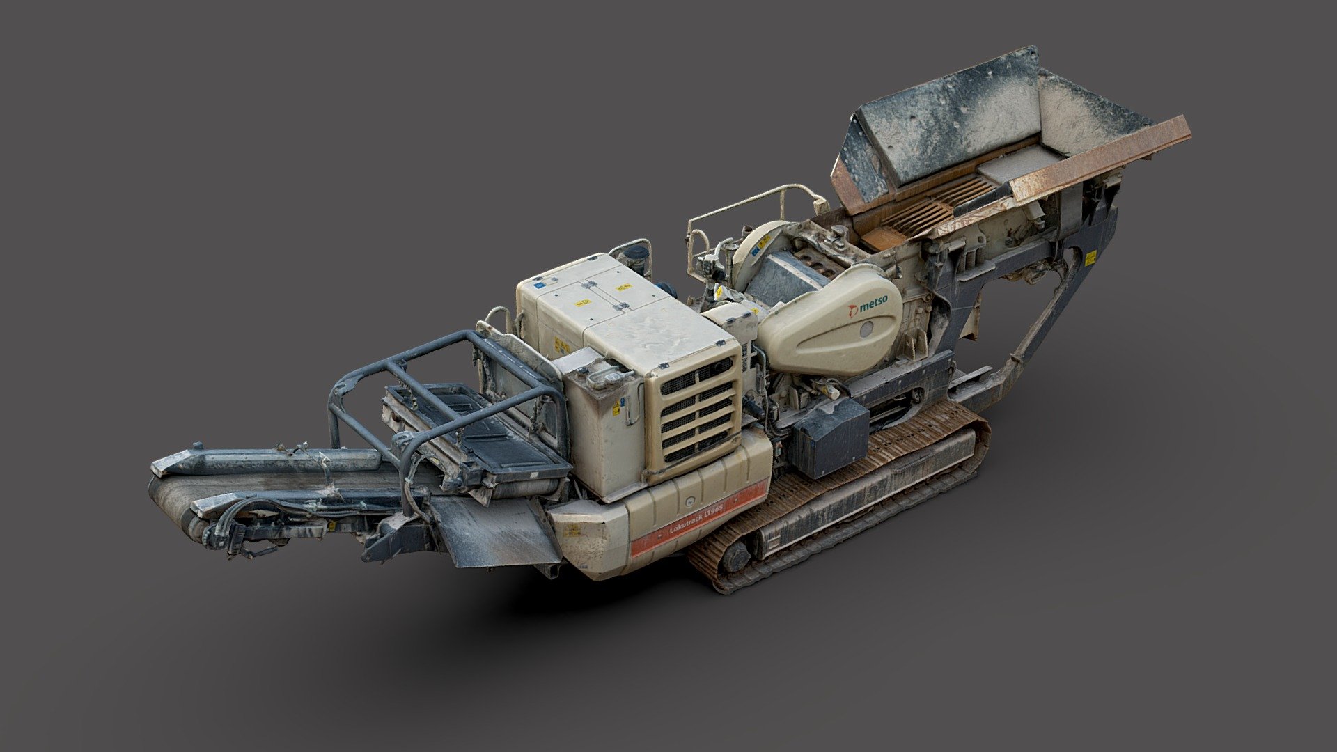 Mobile jaw crusher - Download Free 3D model by Lassi Kaukonen ...