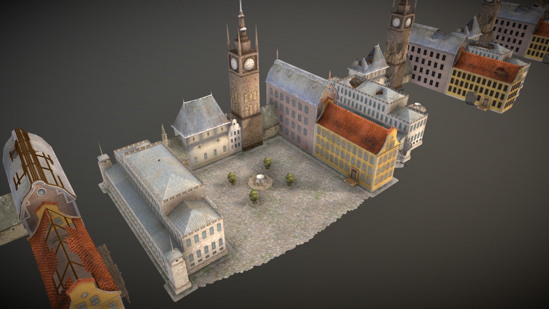 City Centre - 3D model by Android (@app-android) [69fd8f5] - Sketchfab