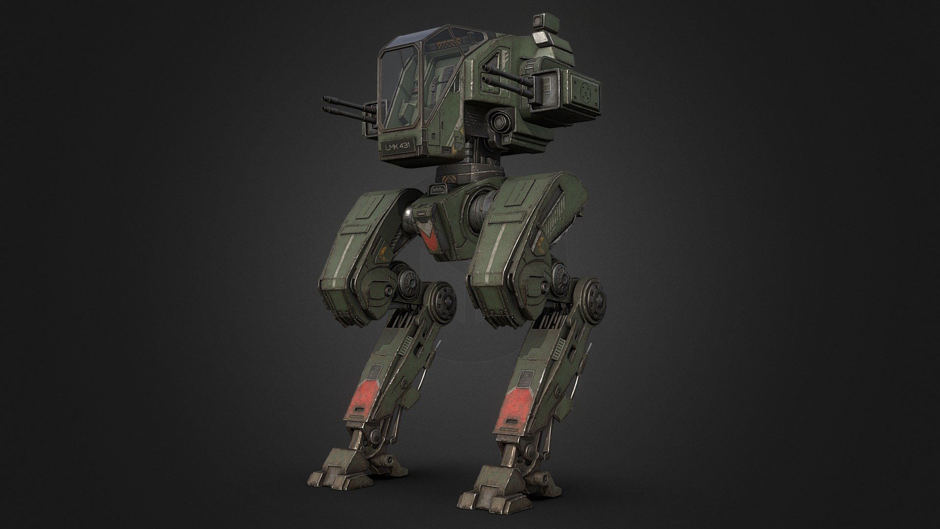 Mech SF - LMK - 3D model by Alterart (@Supremus) [69fe78c] - Sketchfab