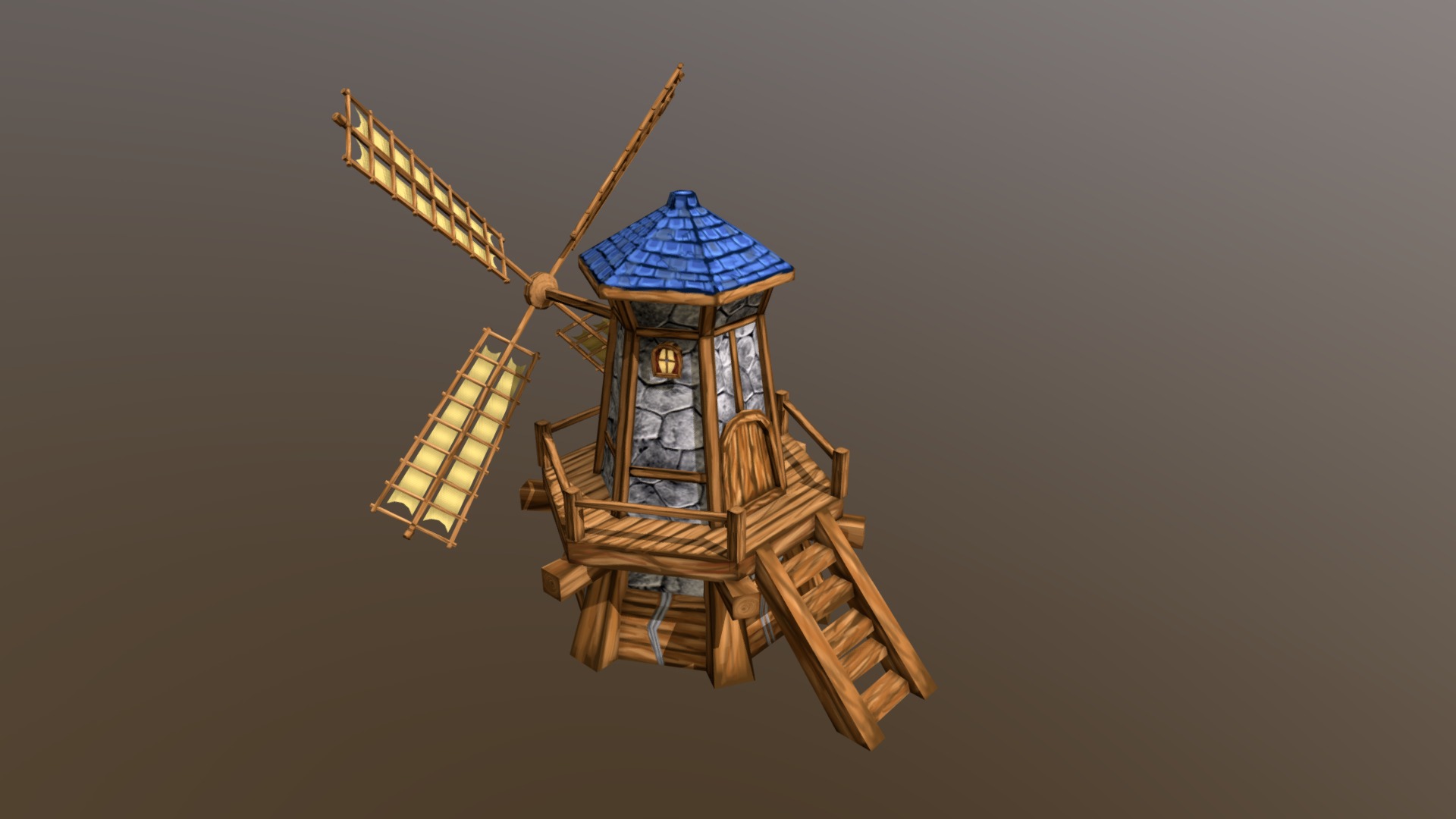 Windmill - 3D model by elre [69fee3e] - Sketchfab