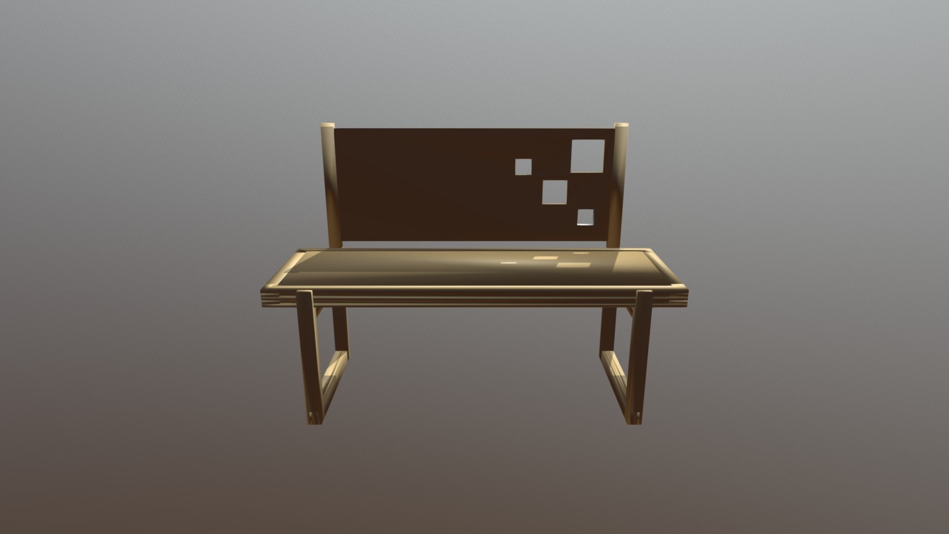 клупа ana mijatovic - 3D model by psh-skola [69fefe2] - Sketchfab