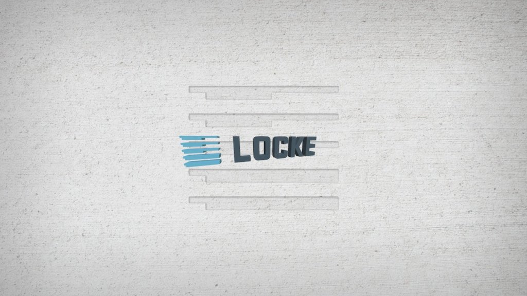LOCKE LOGO 17 - 3D model by LockeSolutions [69ff2dd] - Sketchfab