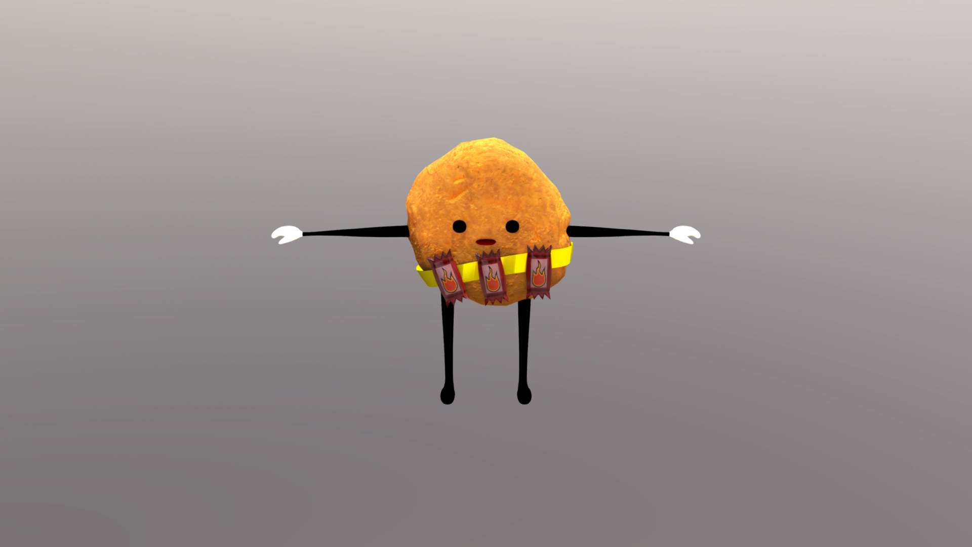 Nugget Ball - 3D model by brandon.edwards [69ffd0a] - Sketchfab