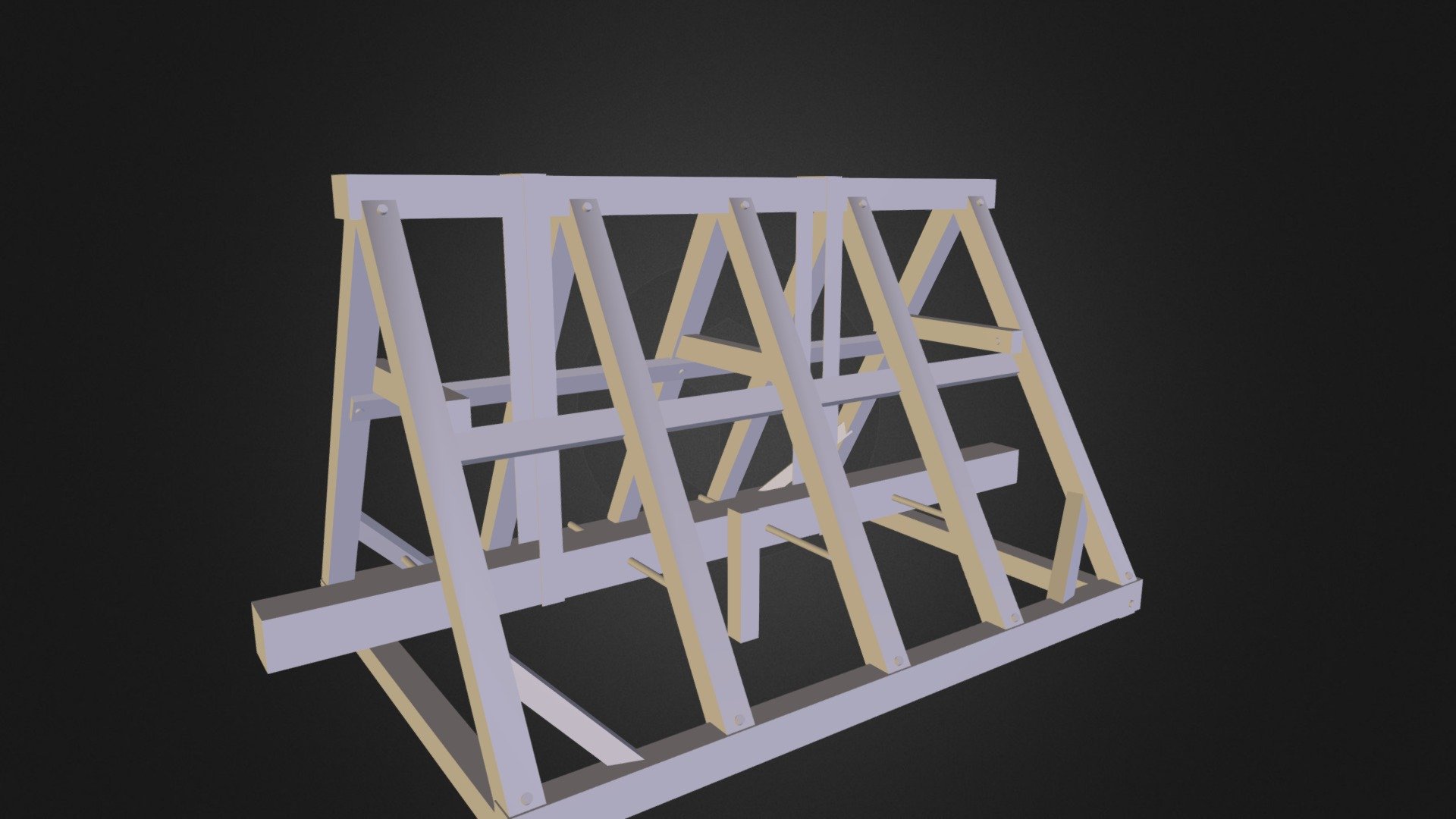 Battering Ram with framework - 3D model by DeltaForce95 [6V3dL8q ...