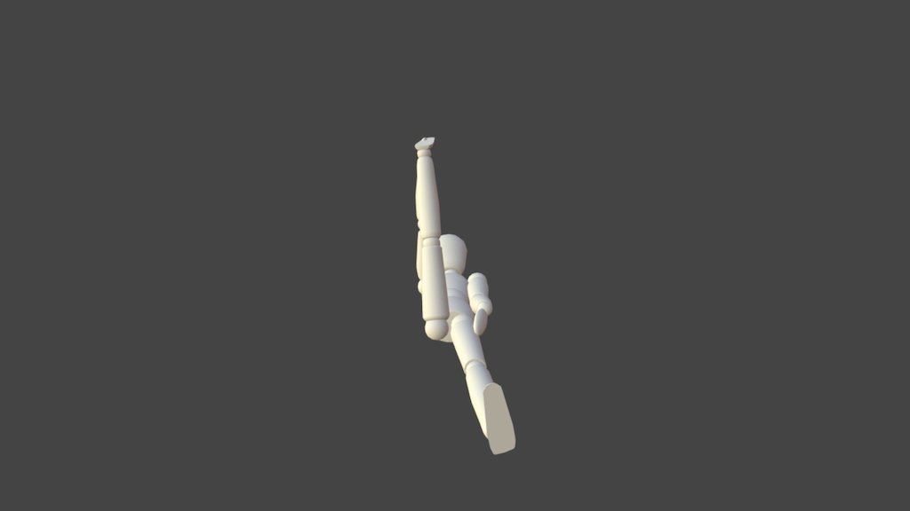Supta Padangustasana A - 3D model by tamislaw [6a00e7a] - Sketchfab
